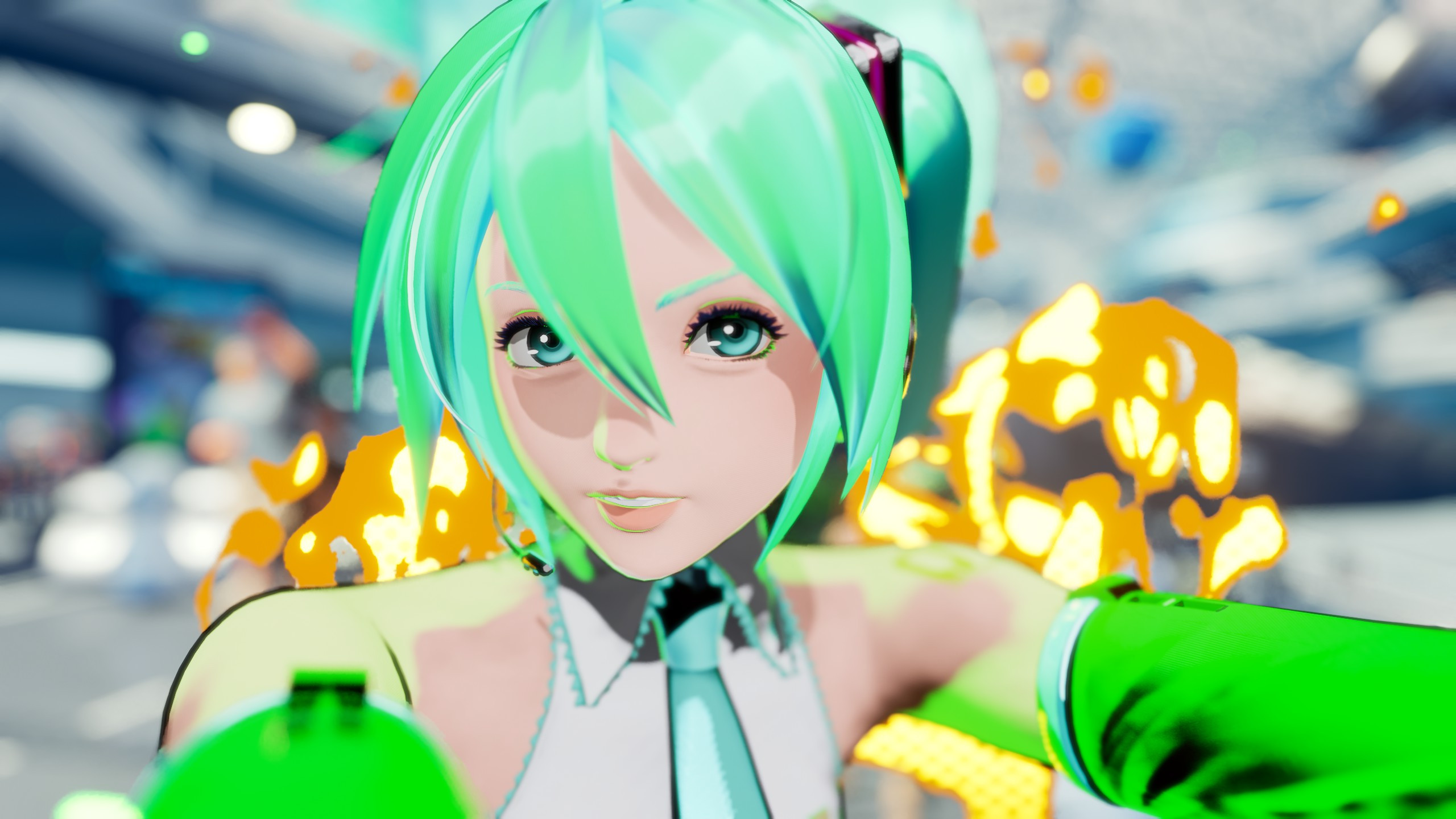 Hatsune Miku over Salvatore Mod for Fatal Fury: City of the Wolves ...