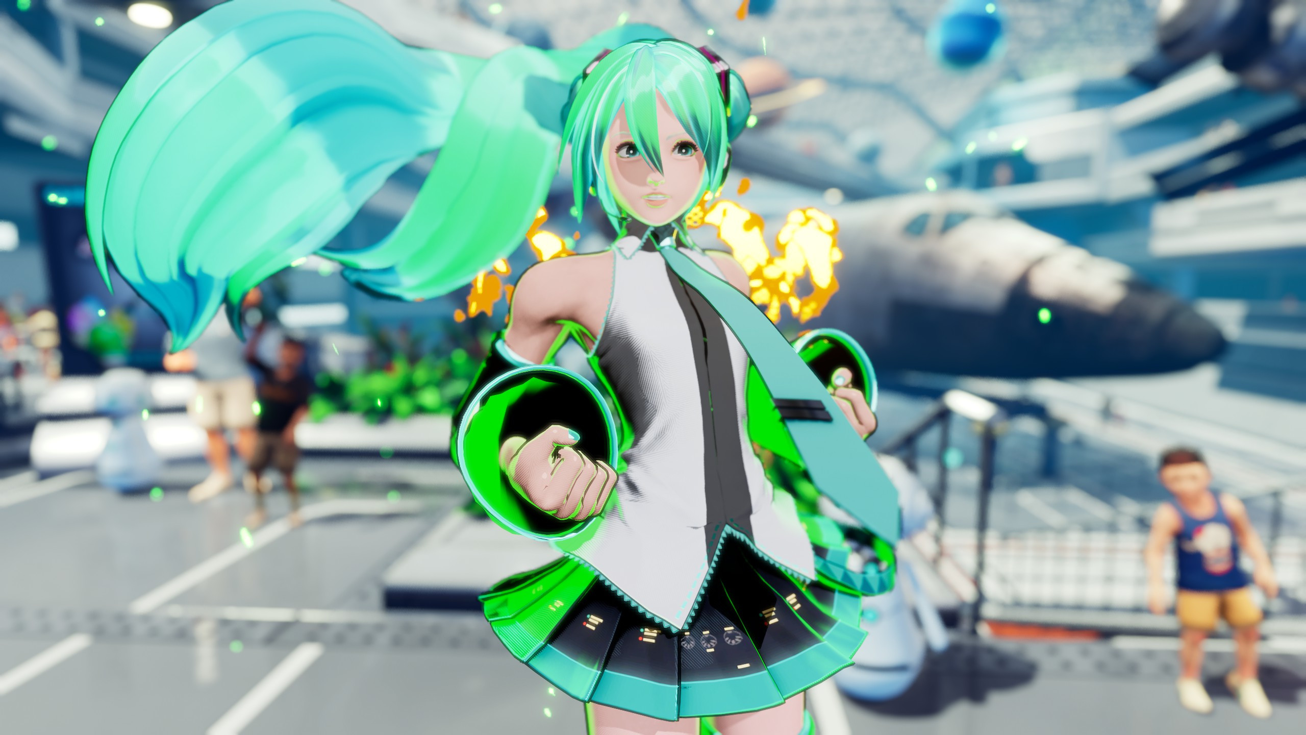 Hatsune Miku over Salvatore Mod for Fatal Fury: City of the Wolves ...