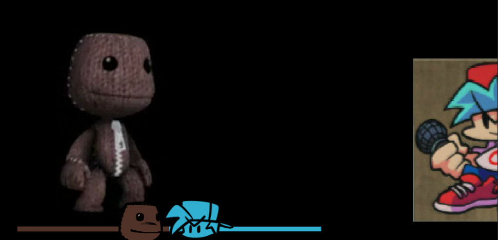 Sackboy from the hit game LittleBigPlanet Mod for Friday Night Funkin ...