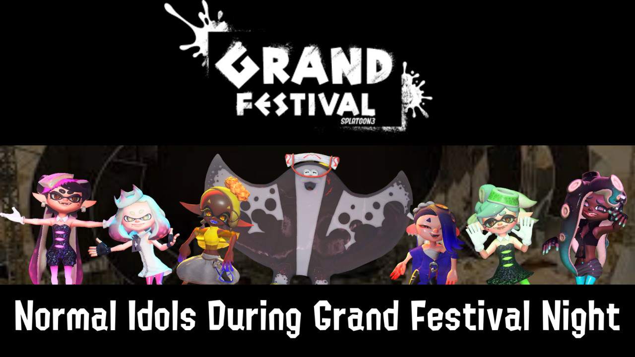 Normalwear Idols During Night Mod for Splatoon 3 | Splatoon 3 Mods
