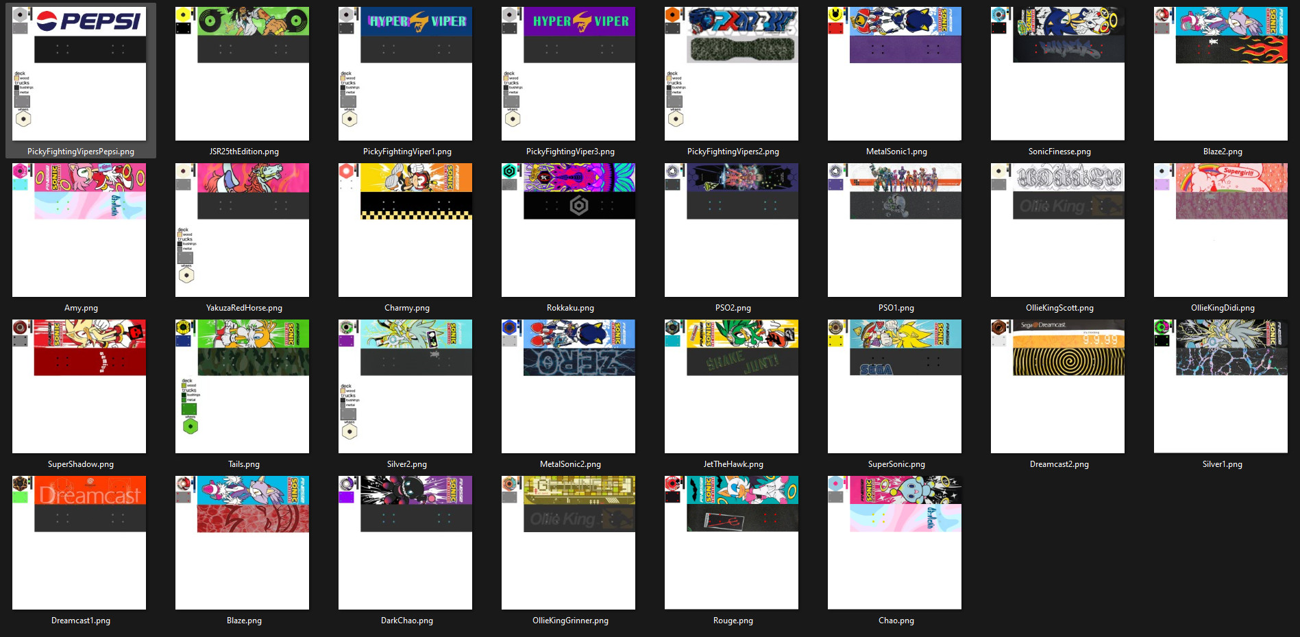 SEGA Decks [DripRemix][UPDATED] Mod for Bomb Rush Cyberfunk | BRC Mods
