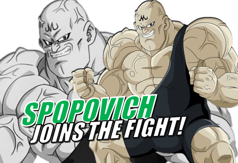 Spopovich over Nappa Mod for Dragon Ball FighterZ | DB:FZ Mods