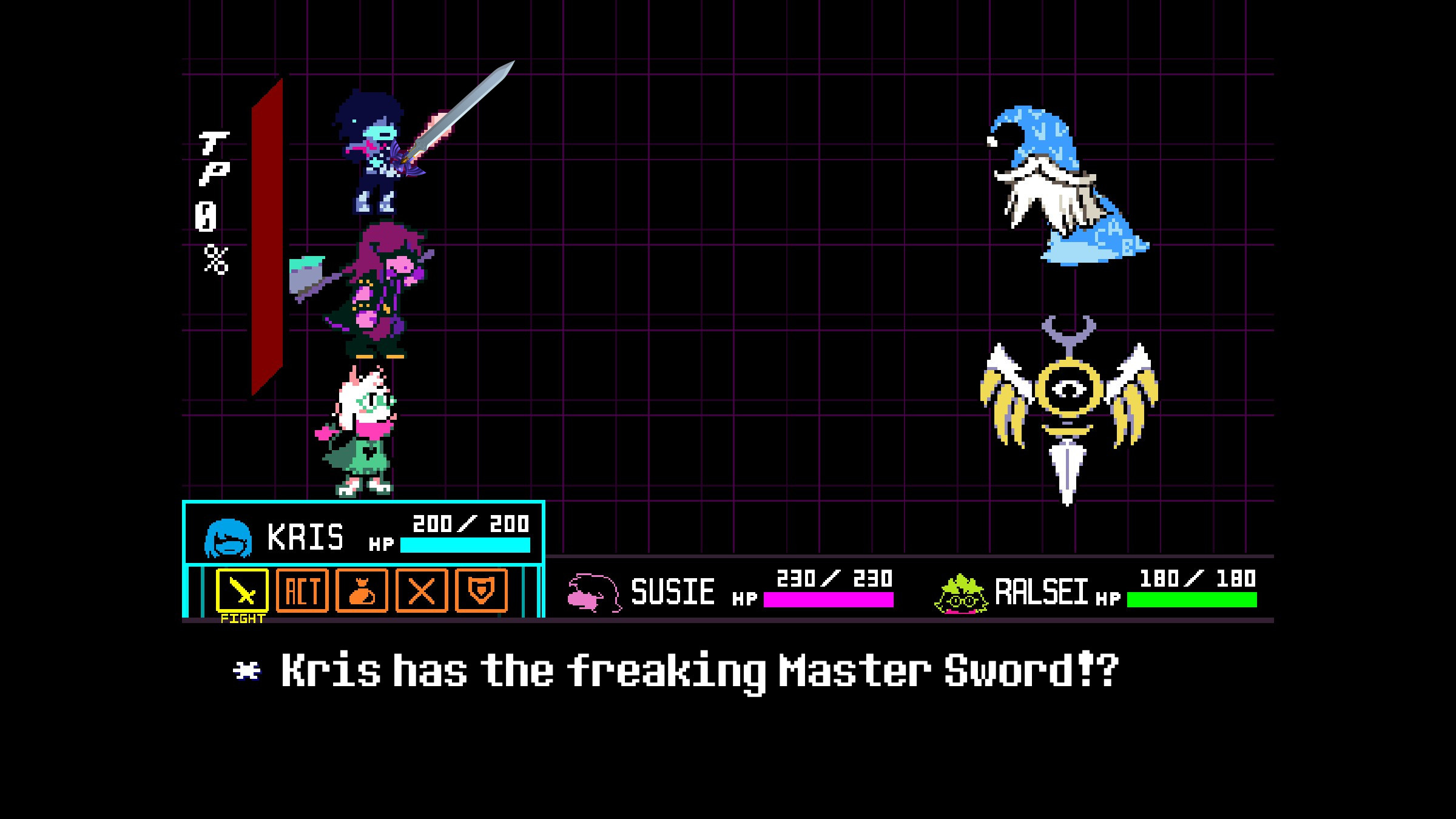 Master Sword & Green Tunic weapon and armor Mod for Deltarune | DR Mods