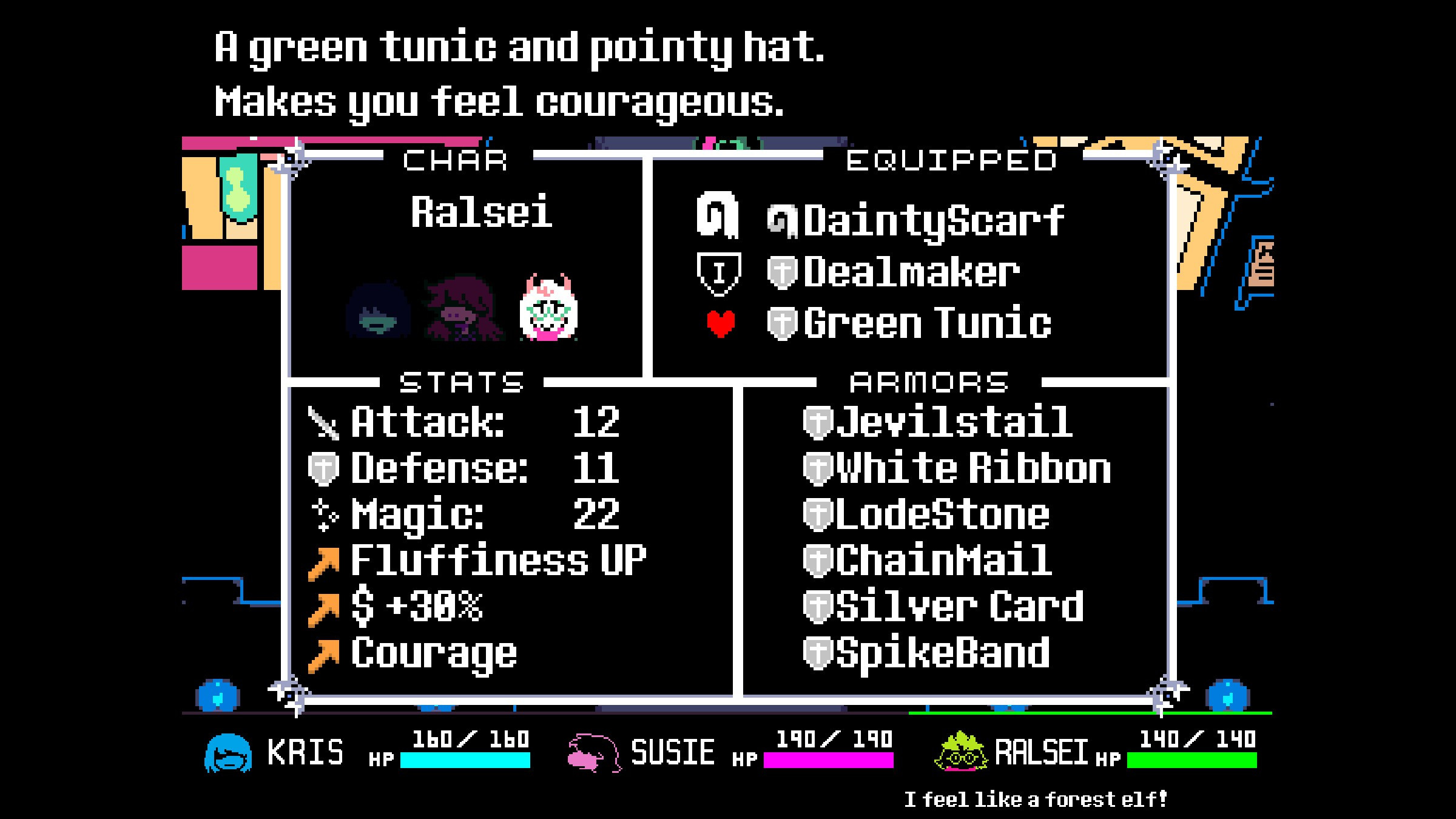 Master Sword & Green Tunic weapon and armor Mod for Deltarune | DR Mods