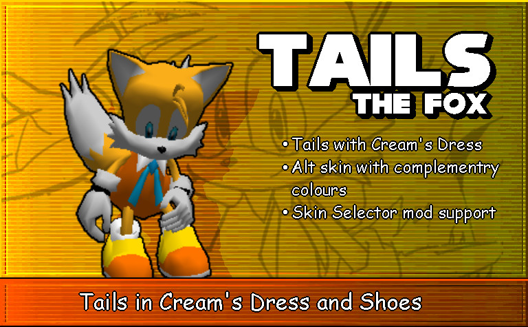 Tails in Cream's Dress Mod for Sonic Adventure 2 | SA2 Mods