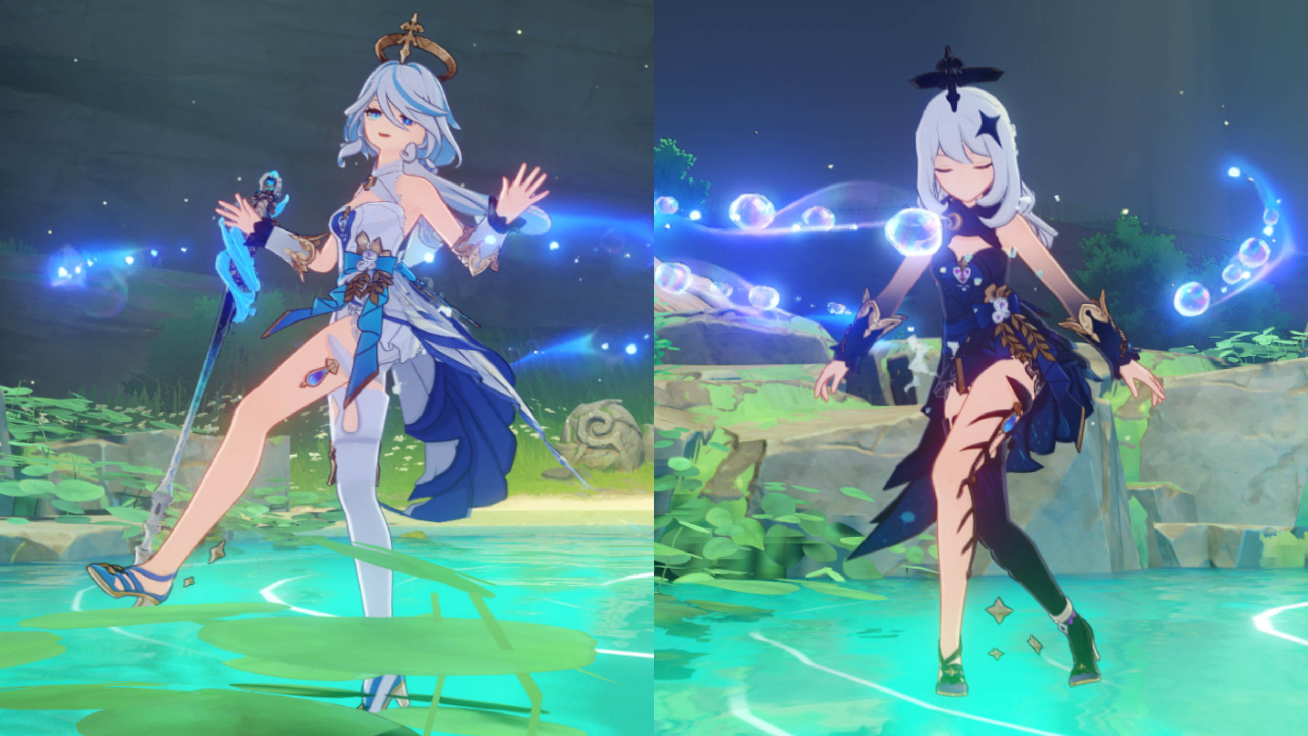 Playable Paimon + Furina version Mod for Genshin Impact | GI Mods