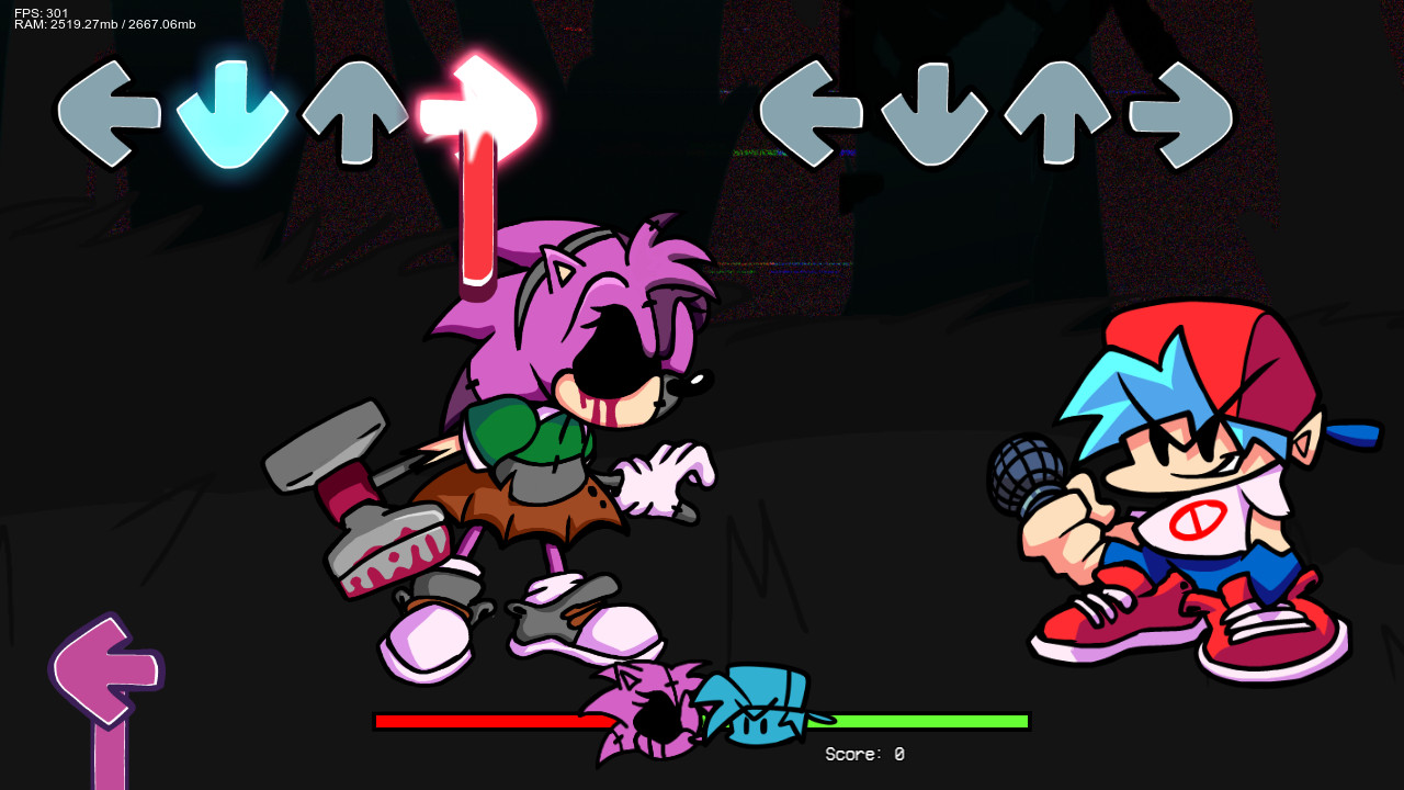 Playable Triple Trouble Amy Section [V-SLICE] Mod for Friday Night ...