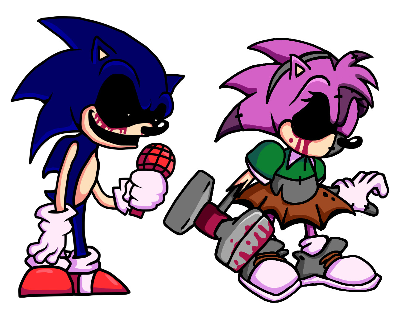 Playable Triple Trouble Amy Section [V-SLICE] Mod for Friday Night ...