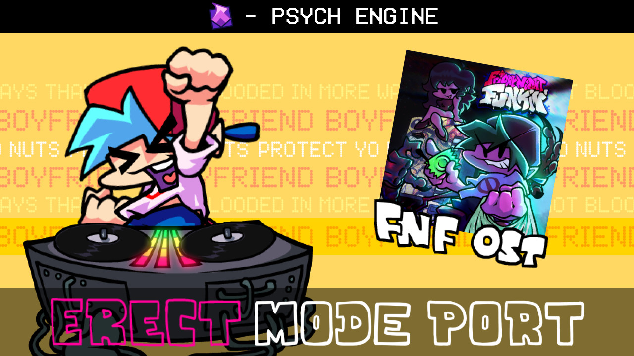 Erect Mode Psych Port Mod for Friday Night Funkin' | FNF Mods