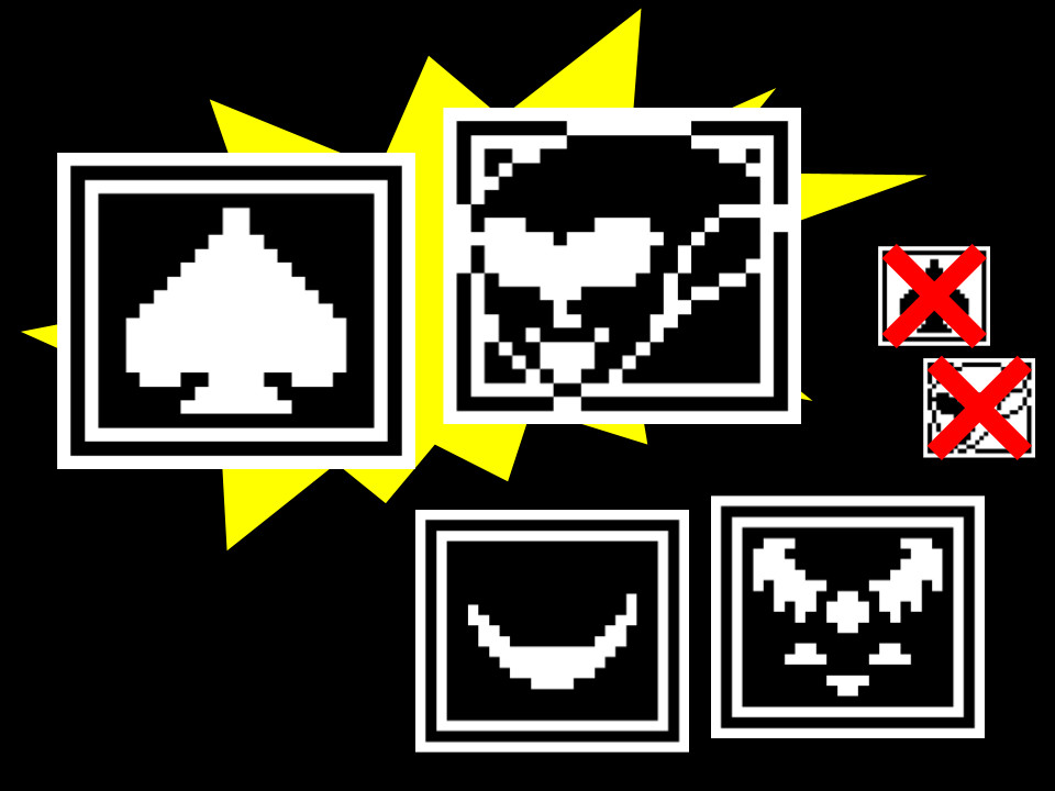 Consistently Black Chapter Icons Mod for Deltarune | DR Mods