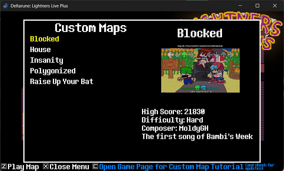 Vs. Dave and Bambi Maps Mod for Deltarune: Lightners Live Plus | D:LLP Mods