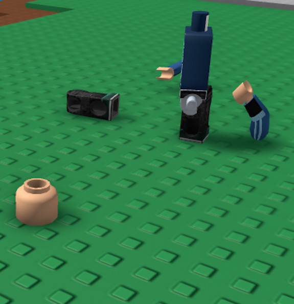 Lego mini figure body over blocky body Mod for Roblox | RBLX Mods