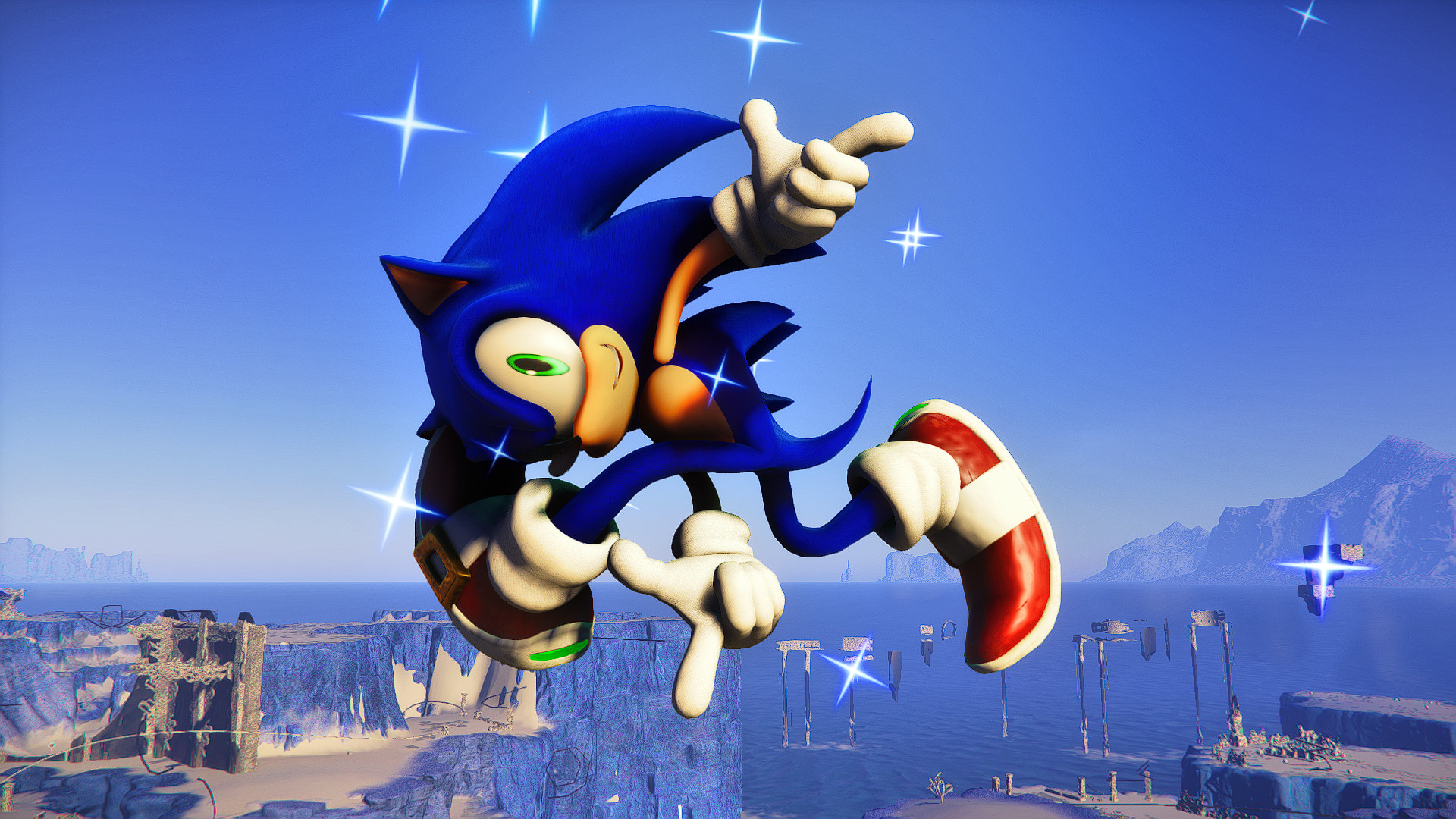 HYBRID SONIC (NEW JETSET RADIO SKIN) Mod for Sonic Frontiers ...