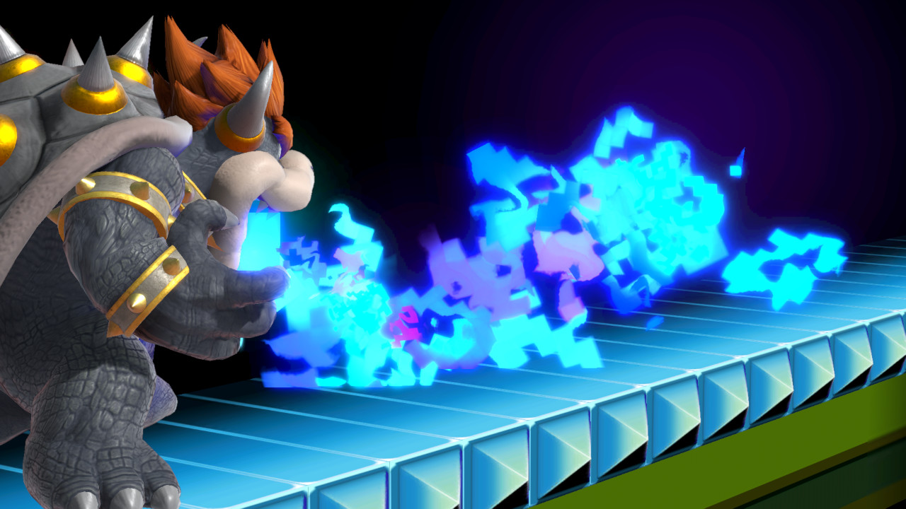Bowser Blue Flame Pixel Mod for Super Smash Bros. Ultimate | SSBU Mods