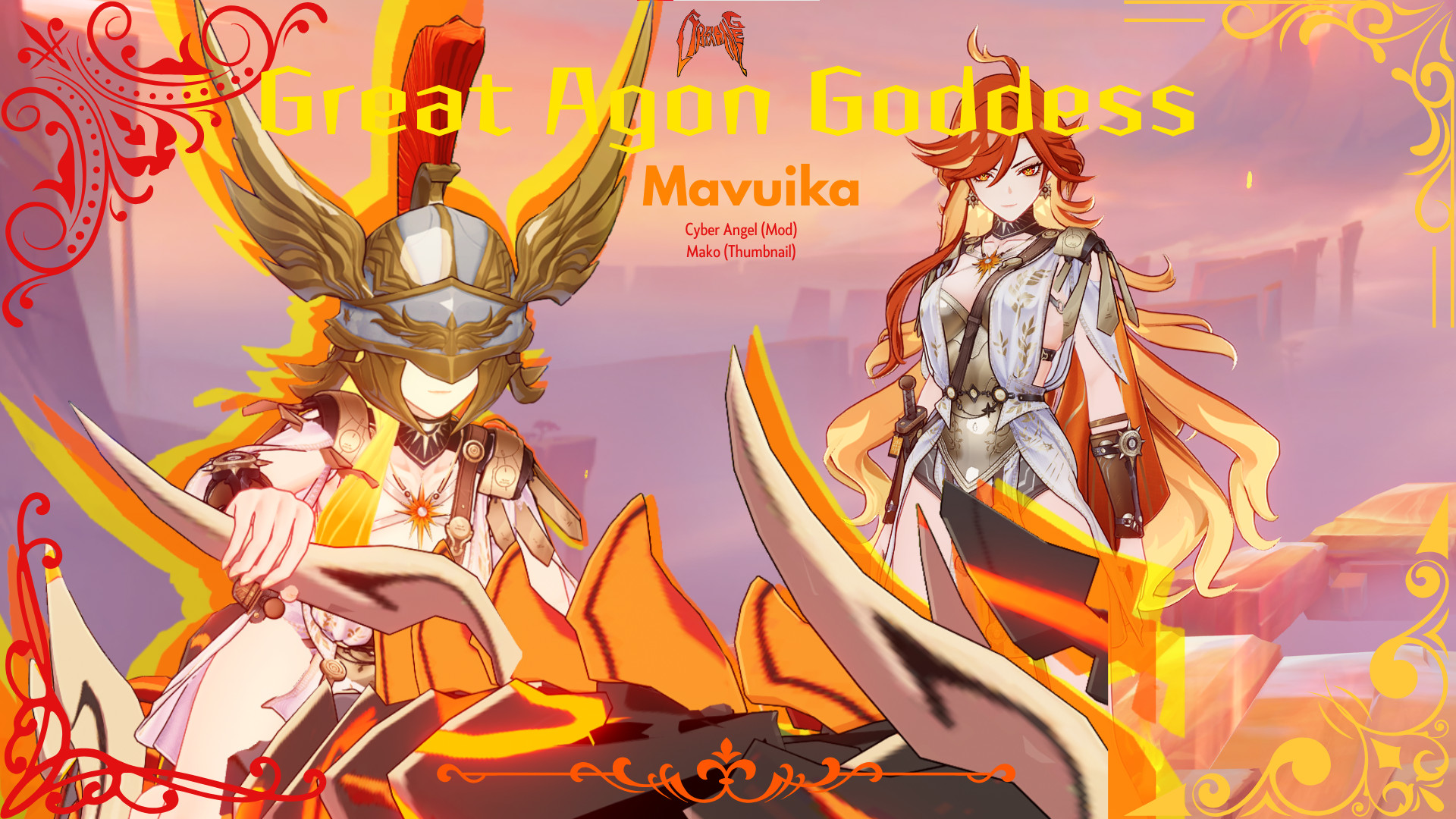 Great Agon Goddess Mavuika Mod for Genshin Impact | GI Mods