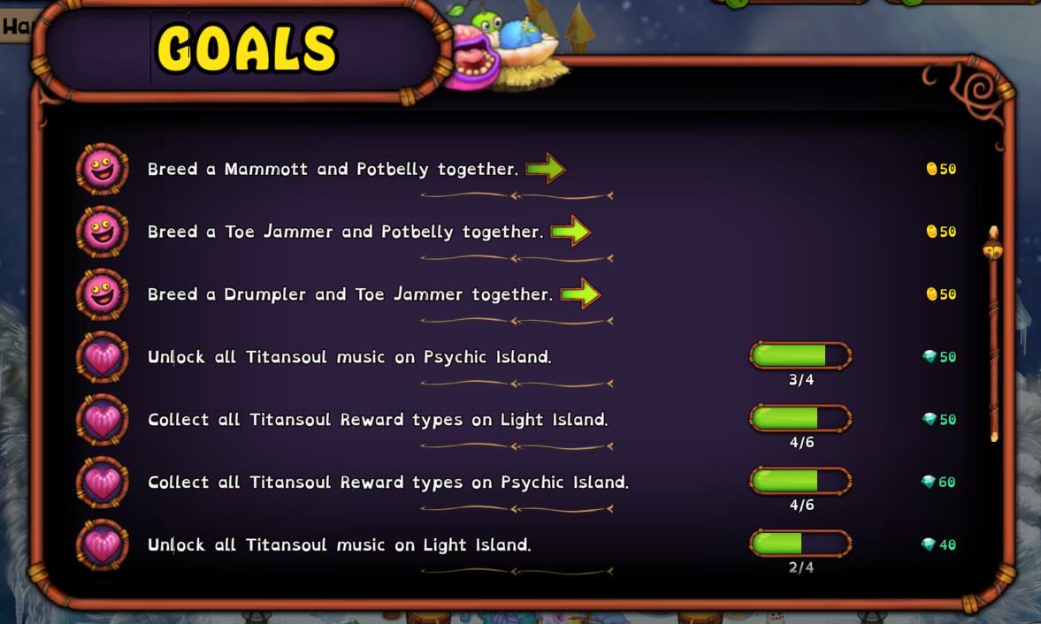 Various UI Tweaks Mod for My Singing Monsters | MSM Mods