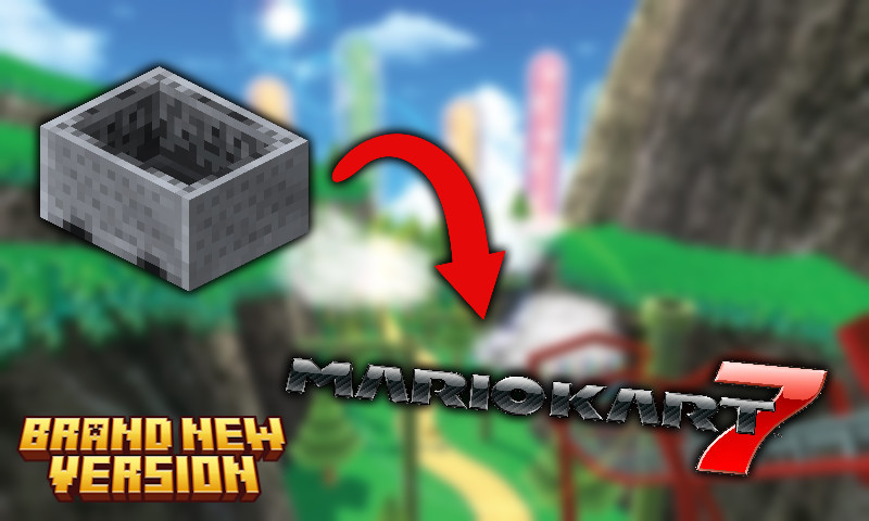 [Minecraft] Minecart Kart Mod for Mario Kart 7 | MK7 Mods