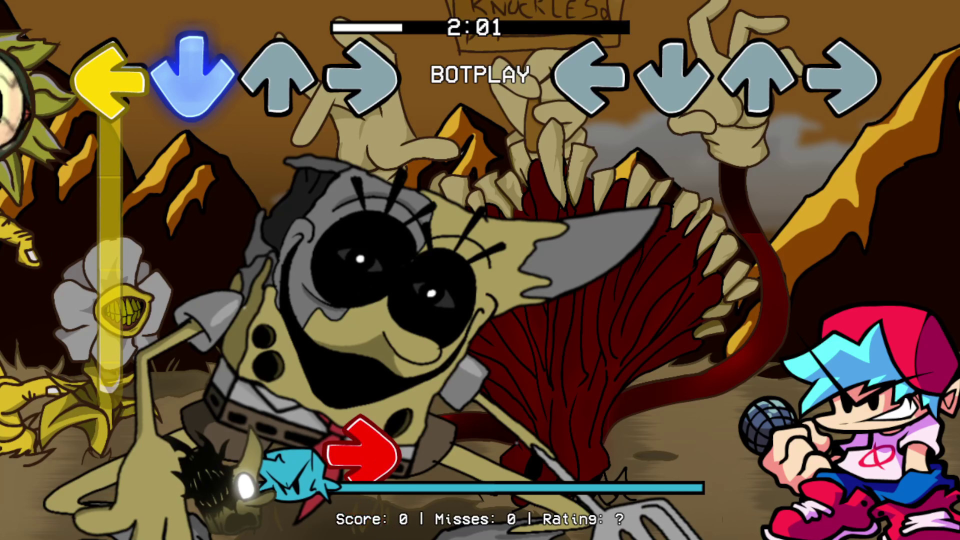 Mid-Effort Vs. Spongebob.ISO (Sonic.EXE SB Surf) Mod for Friday Night ...