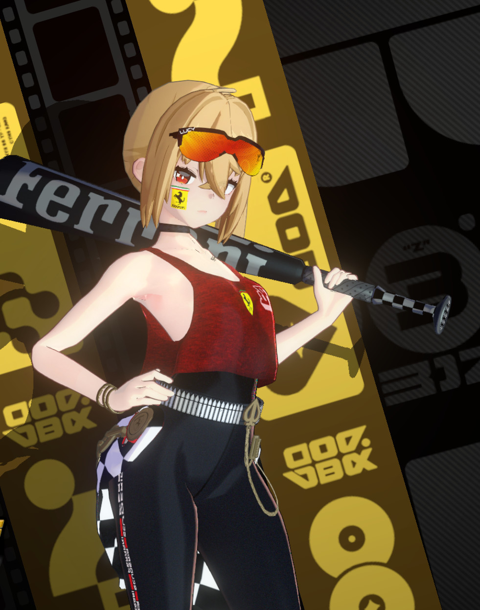 Ferrari Lucy GridGirl Mod for Zenless Zone Zero | ZZZ Mods