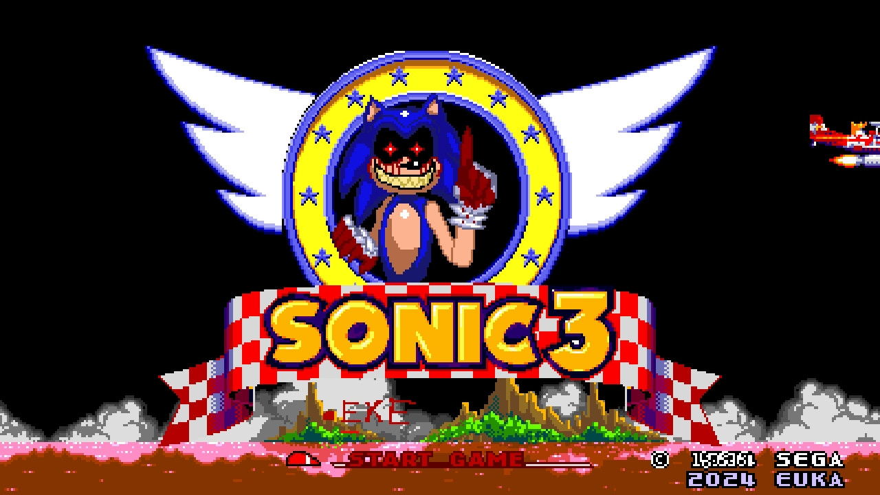 Sonic 3.exe Title Screen Remake Mod for Sonic 3 A.I.R. | S3AIR Mods