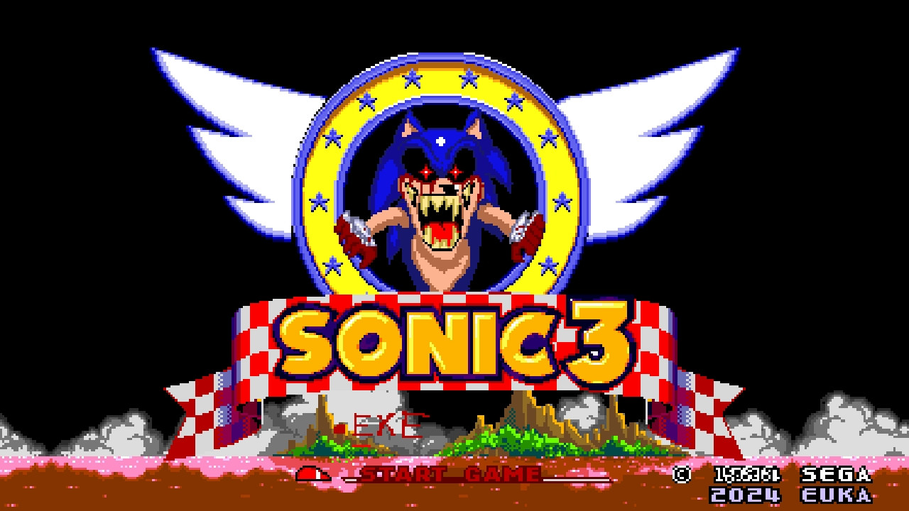 Sonic 3.exe Title Screen Remake Mod for Sonic 3 A.I.R. | S3AIR Mods