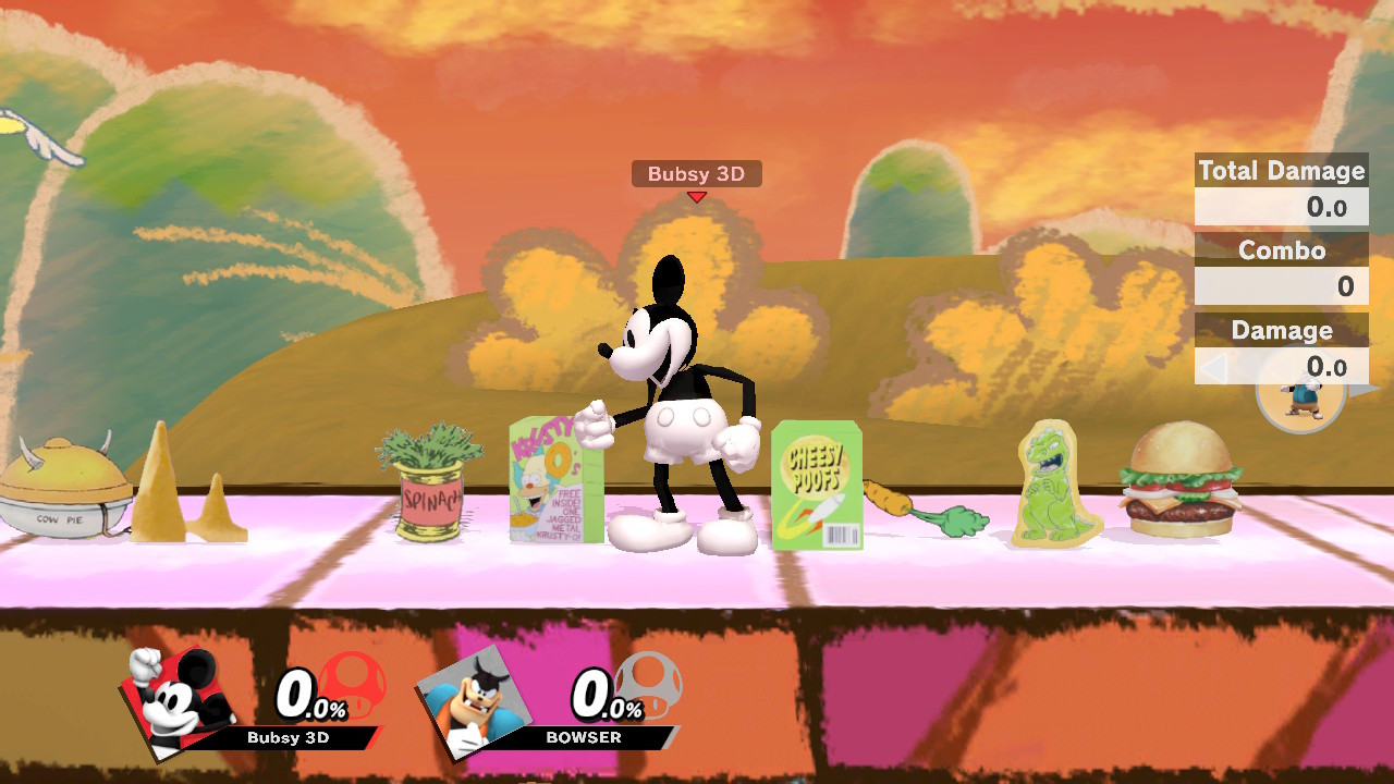Cartoon Food Mod for Super Smash Bros. Ultimate | SSBU Mods