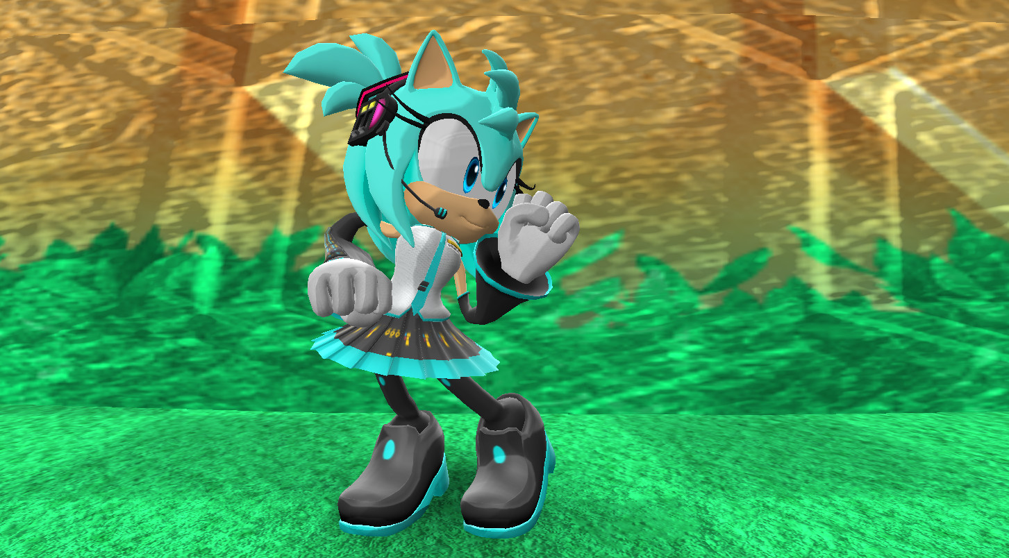 Hatsune Miku Amy Mod for Sonic World DX | SWDX Mods