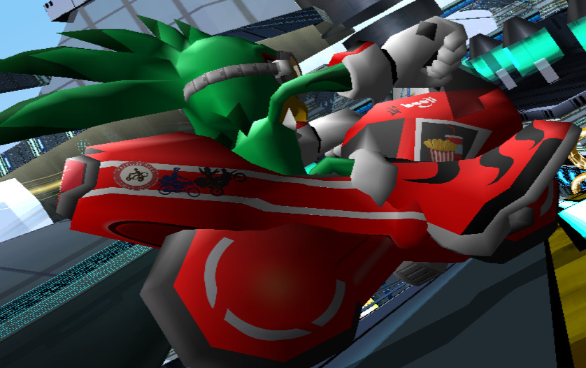 Ifood bike (foodgear) Mod for Sonic Riders (GameCube) | SR-GC Mods