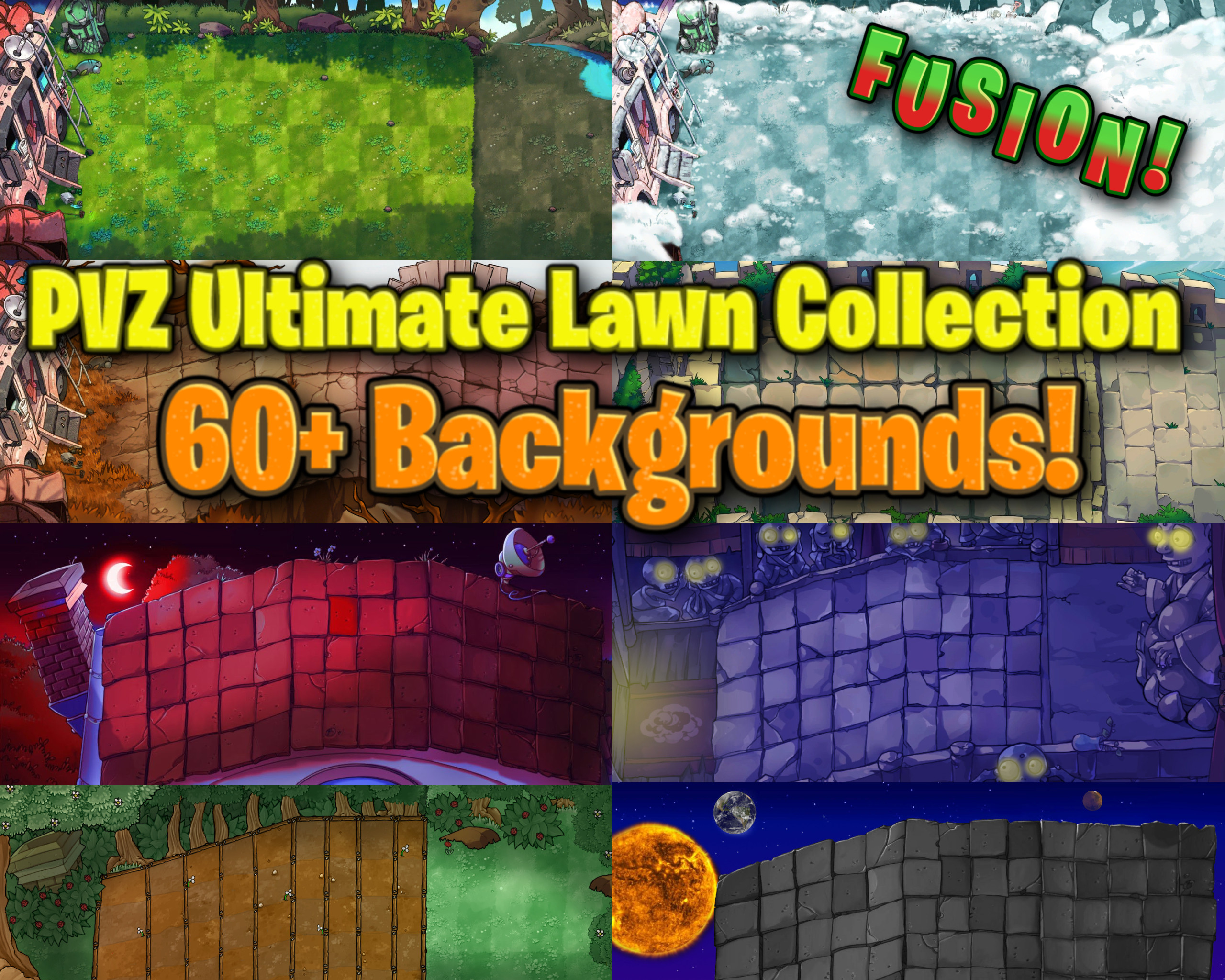 PVZ Ultimate Lawn Collection Mod for Plants vs. Zombies | PVZ Mods