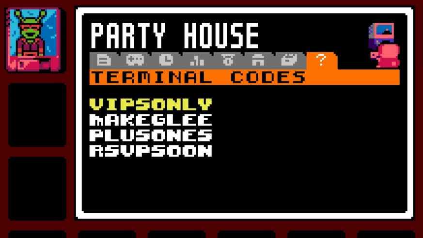 Terminal Codes Menu Mod for UFO 50 | UFO 50 Mods