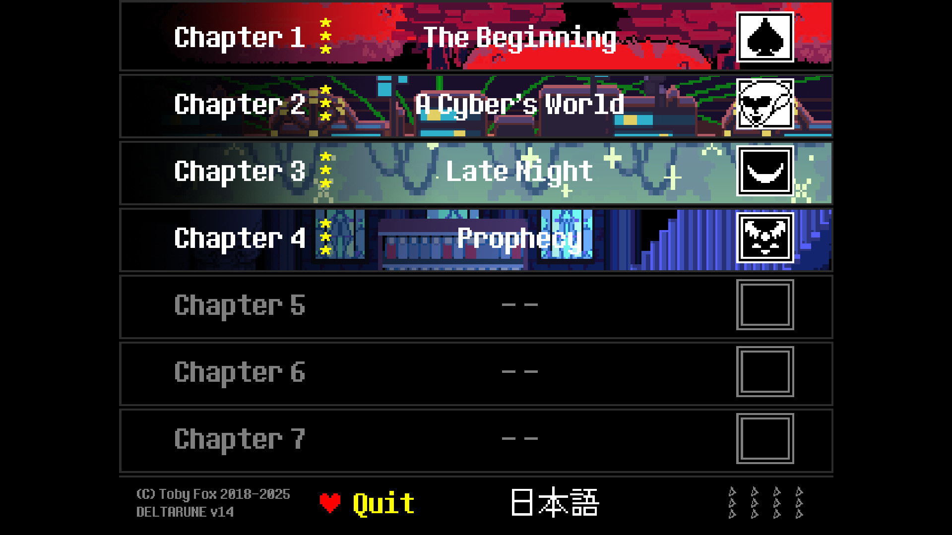 Chapter bg to chp select!! Mod for Deltarune | DR Mods
