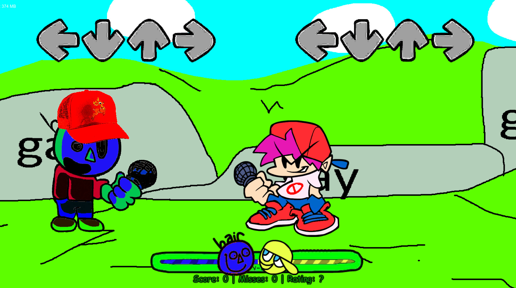Vs. Greenbi: Greenified Mod for Friday Night Funkin' | FNF Mods
