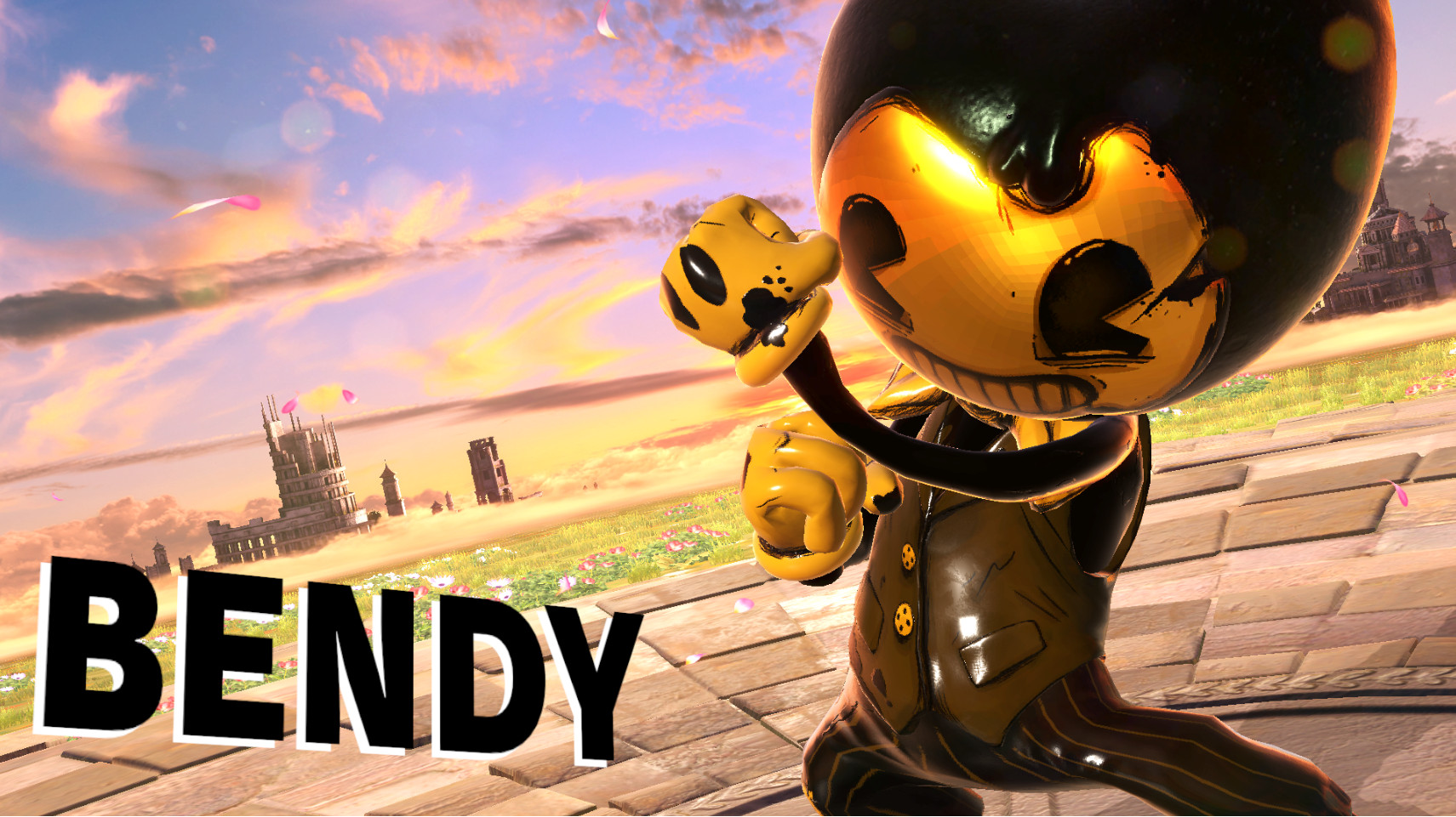 Bendy the Ink Demon Over Inkling Mod for Super Smash Bros. Ultimate ...