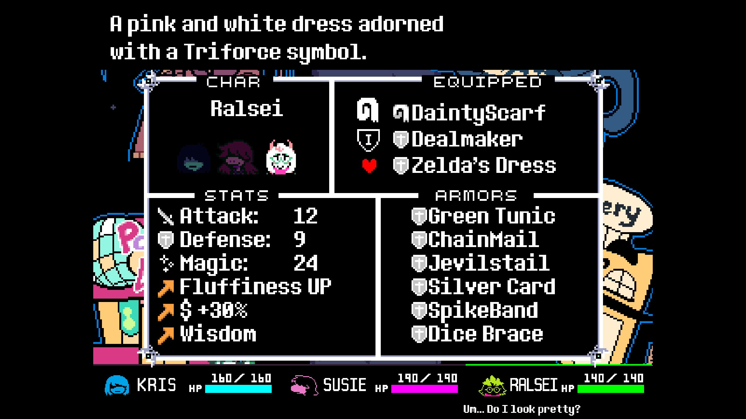 Master Sword & Green Tunic weapon and armor Mod for Deltarune | DR Mods