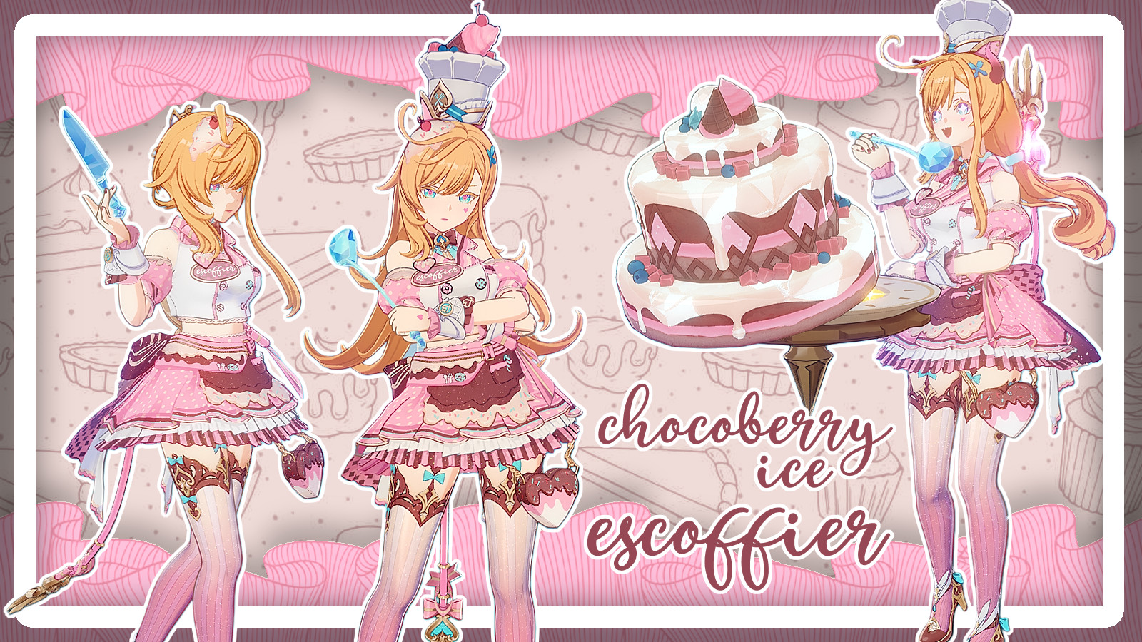 chocoberry ice escoffier Mod for Genshin Impact | GI Mods