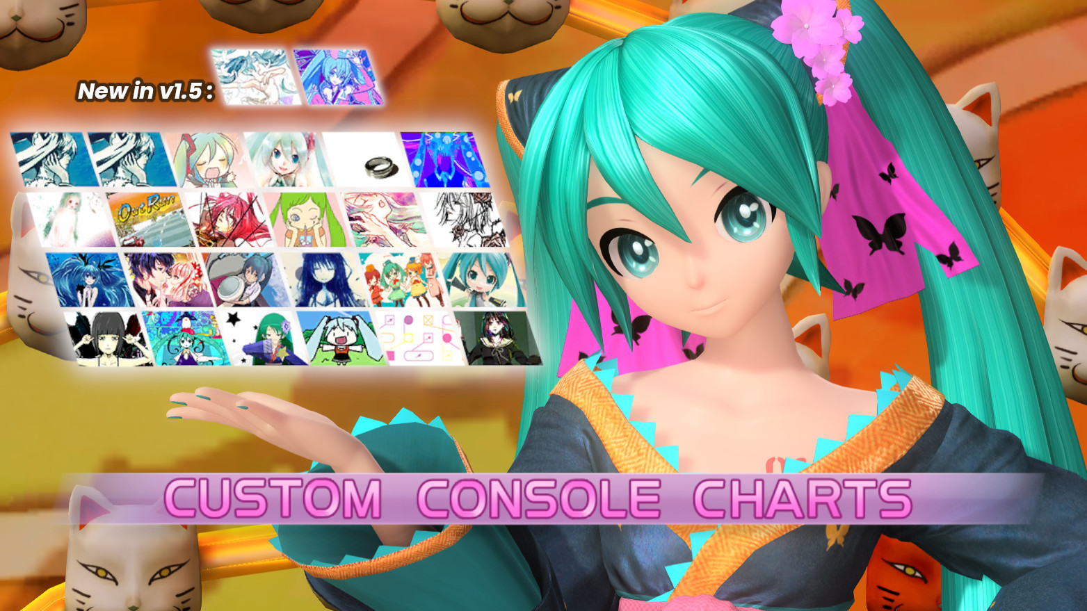 Custom Console Charts for Arcade Songs Mod for Hatsune Miku: Project ...