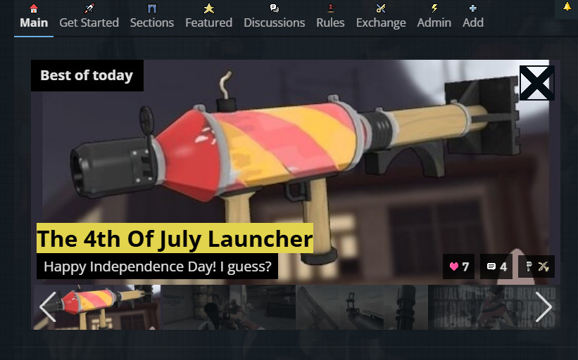 The 4th Of July Launcher Mod for Team Fortress 2 | TF2 Mods