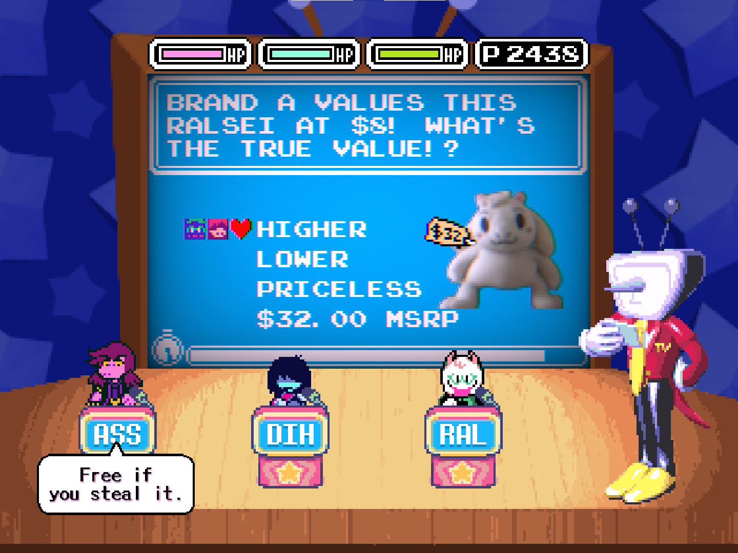 Fat Ralph over Ralsei plush [CHAPTER 3] Mod for Deltarune | DR Mods