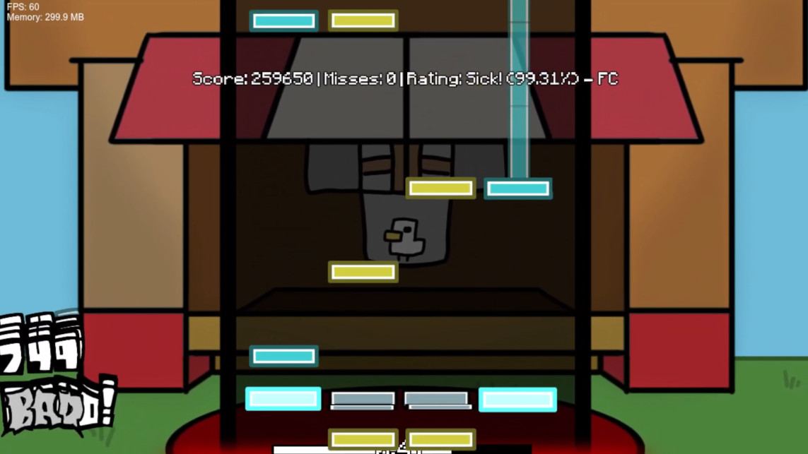 FNF' Lava Chicken (Disc) V2 Mod for Friday Night Funkin' | FNF Mods