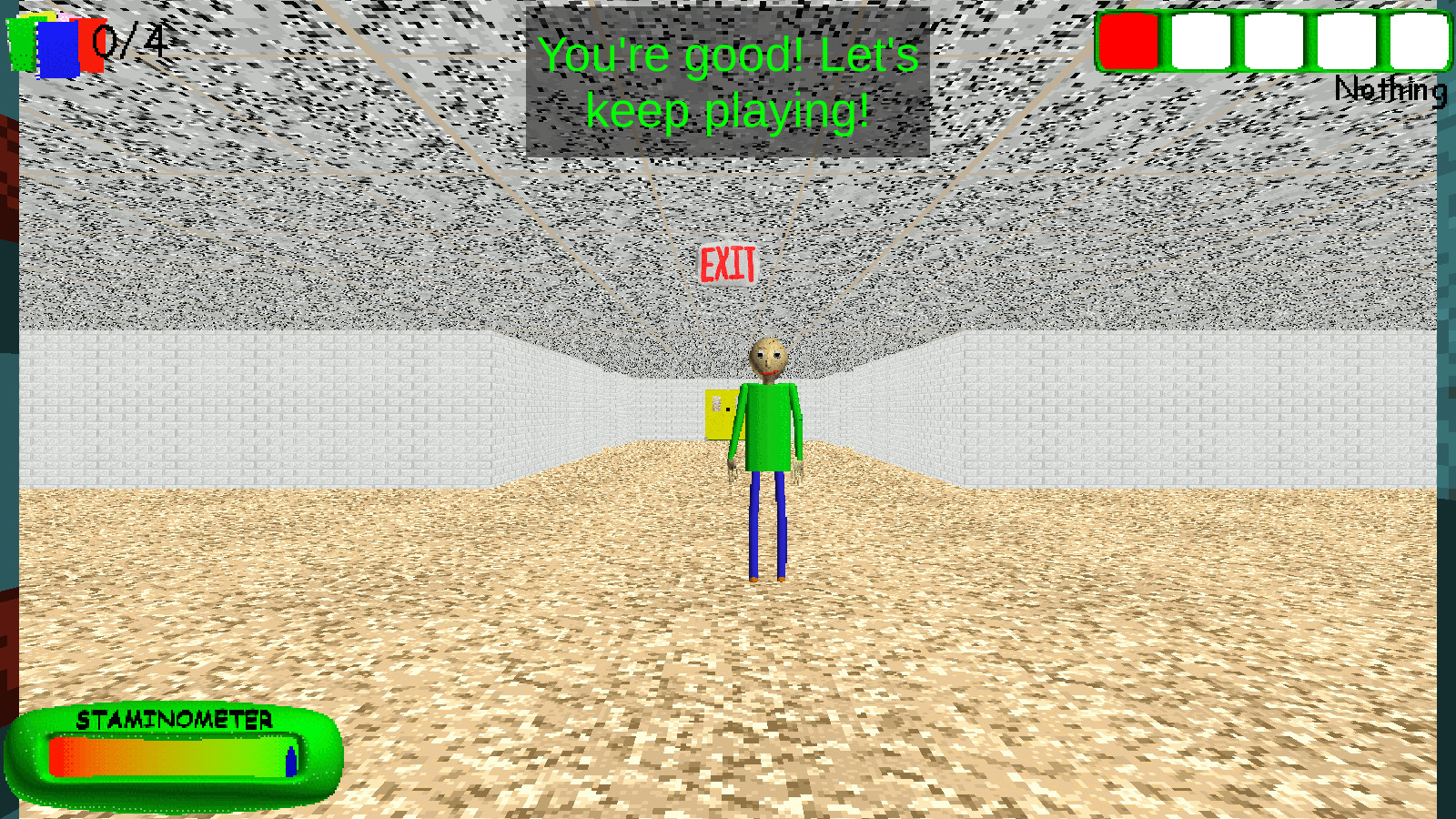 some weird level i made in BB+ Mod for Baldi's Basics | Baldi Mods