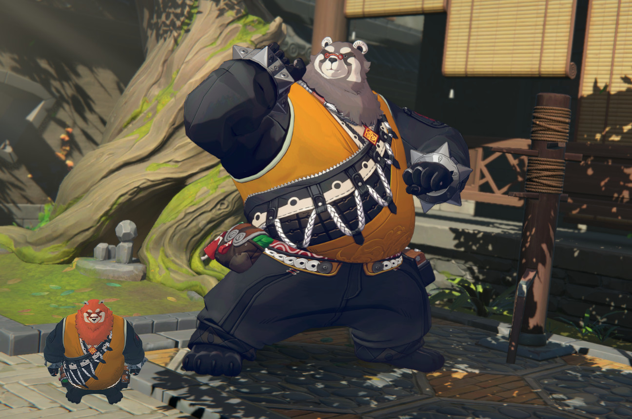 Red Pan(da) Yinhu & Raccoon Yinhu Mod for Zenless Zone Zero | ZZZ Mods