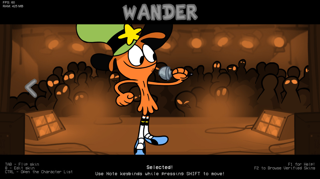 Playable Wander for Psych Online Mod for Friday Night Funkin' | FNF Mods