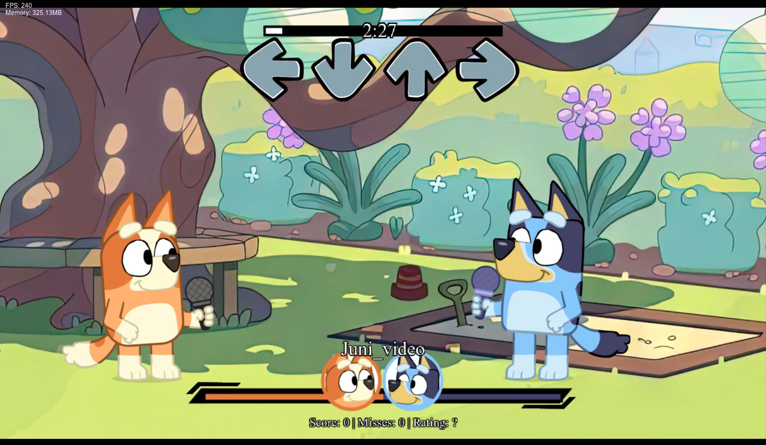 FNF Beautiful World(Bluey And Bingo) MOD Mod for Friday Night Funkin ...