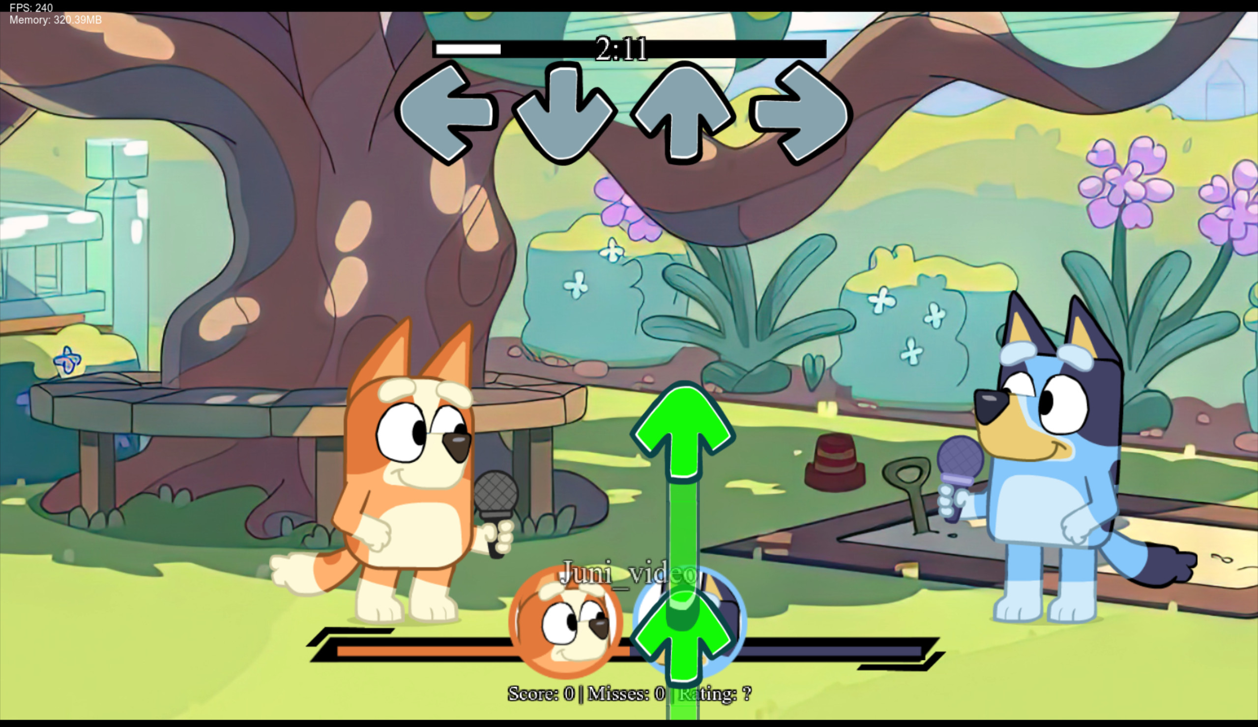 FNF Beautiful World(Bluey And Bingo) MOD Mod for Friday Night Funkin ...