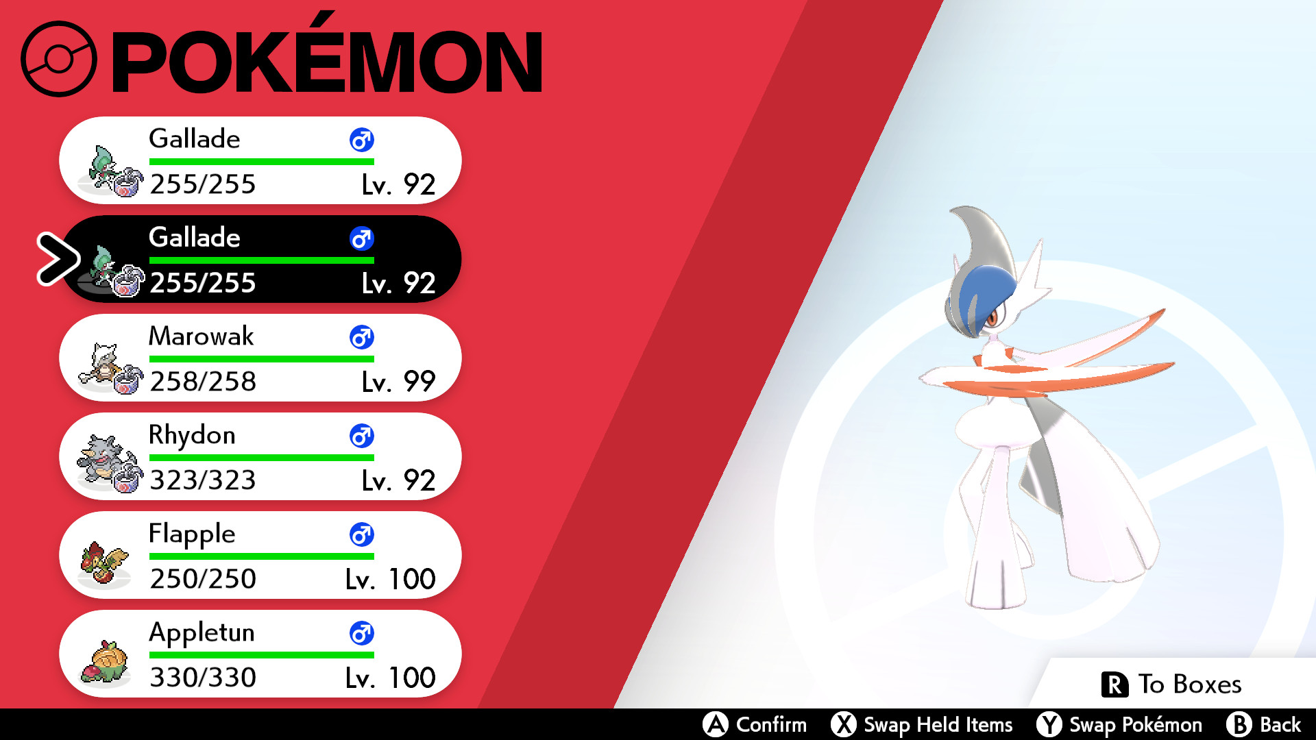 Mega Gallade Mod for Pokemon Sword & Shield | SWSH Mods