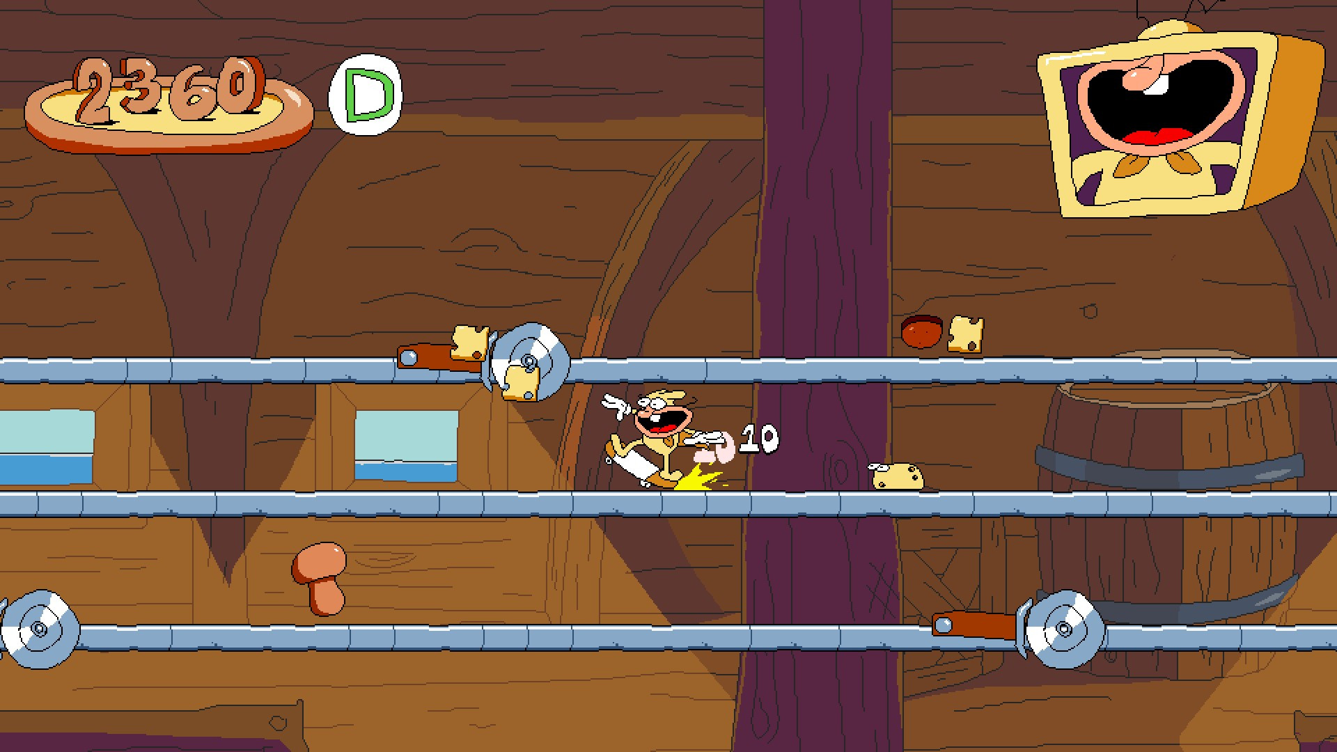 The Crate Escape (AFOM) Mod for Pizza Tower | PT Mods