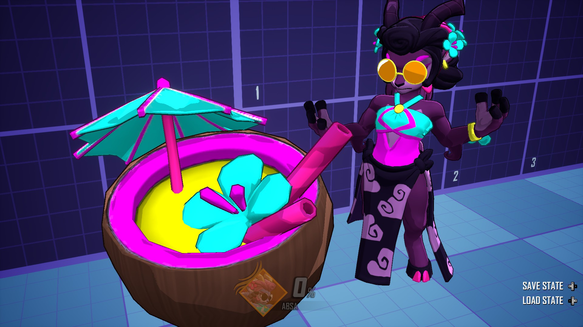 Vaporwave Absa Mod for Rivals of Aether II | ROA2 Mods