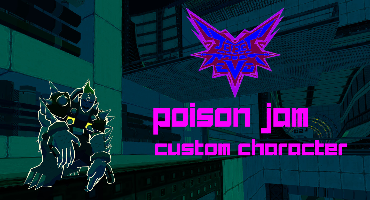 JSREVO Poison Jam (Custom Model) Mod for Bomb Rush Cyberfunk | BRC Mods