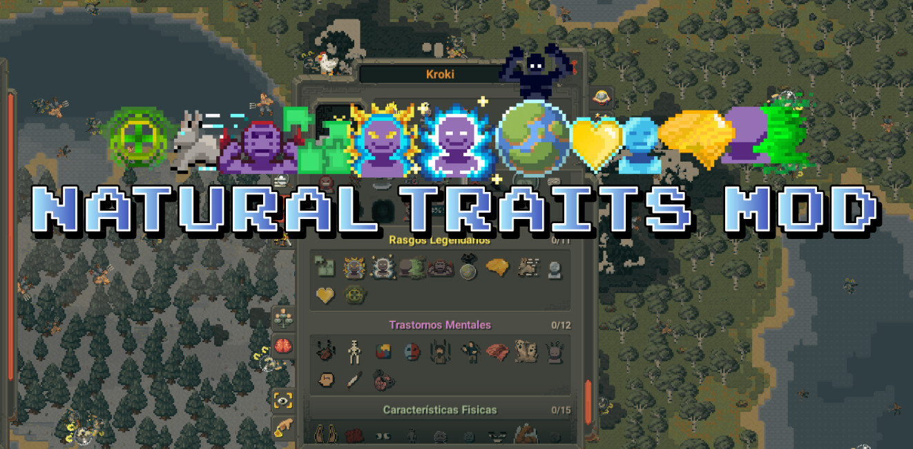 Natural traits Mod ¡7 Languages! 0.50.6 Mod for WorldBox | WorldBox Mods