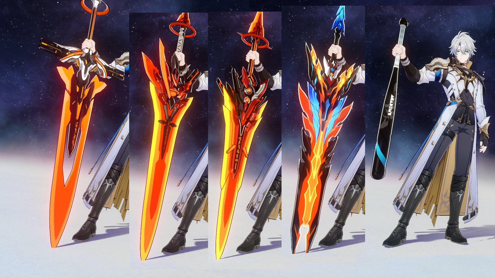 All versions of Shamash for Phainon (+ bat!) Mod for Honkai Star Rail ...